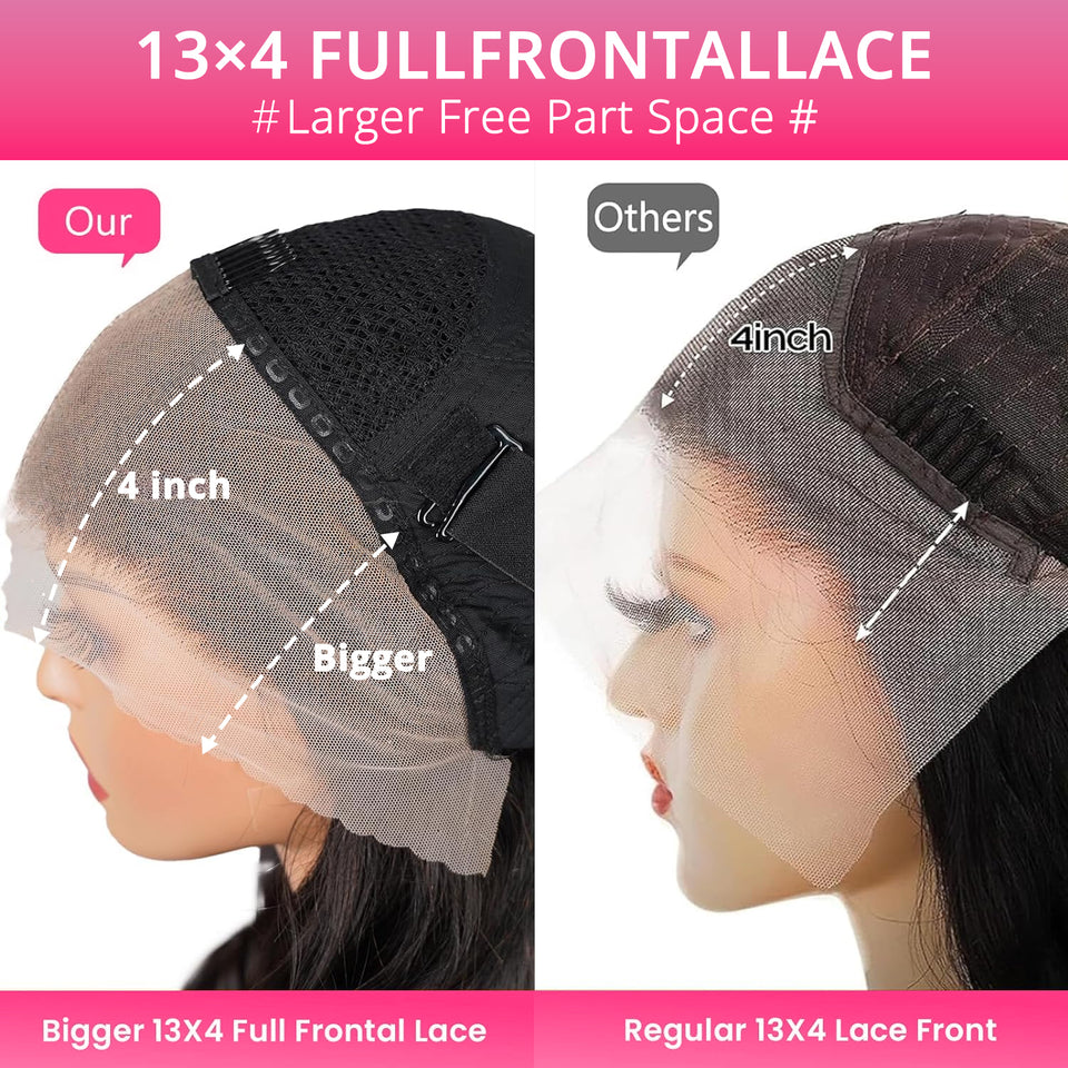 Transparent hd Lace Frontal Wigs 13x4 Human Hair HD Lace Front Wig ...