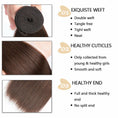 Color 4 Human Hair Bundles Straight Peruvian Malaysian Mongolian Human ...
